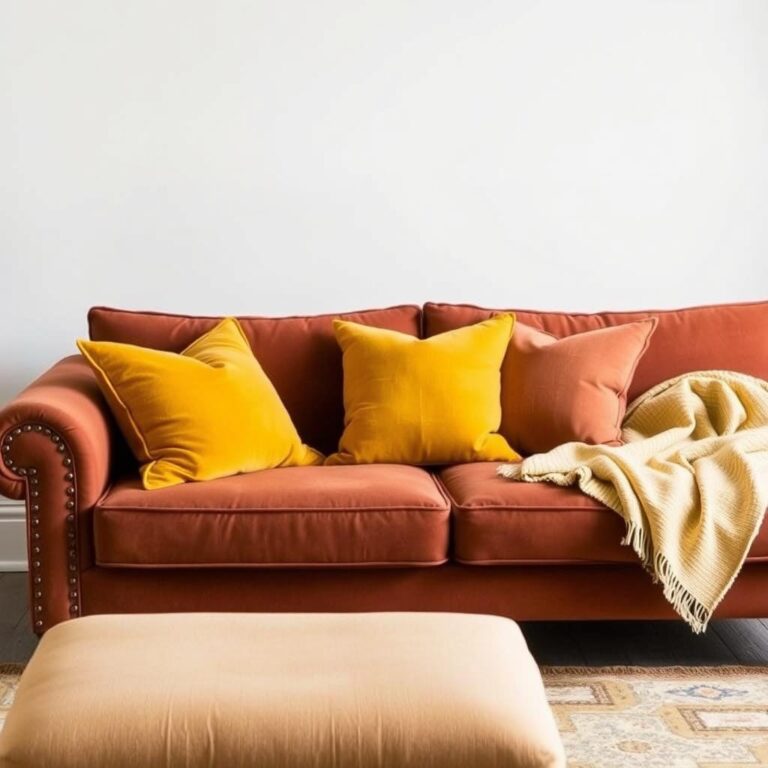 Welke kleur staat mooi bij roestbruin?